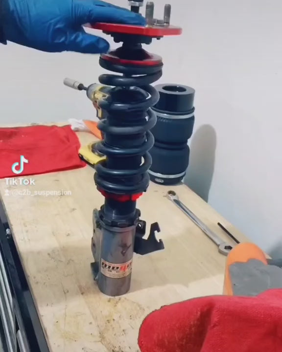 Coilover to Airstrut conversion kit. (Bag over coilover) | C2B suspension